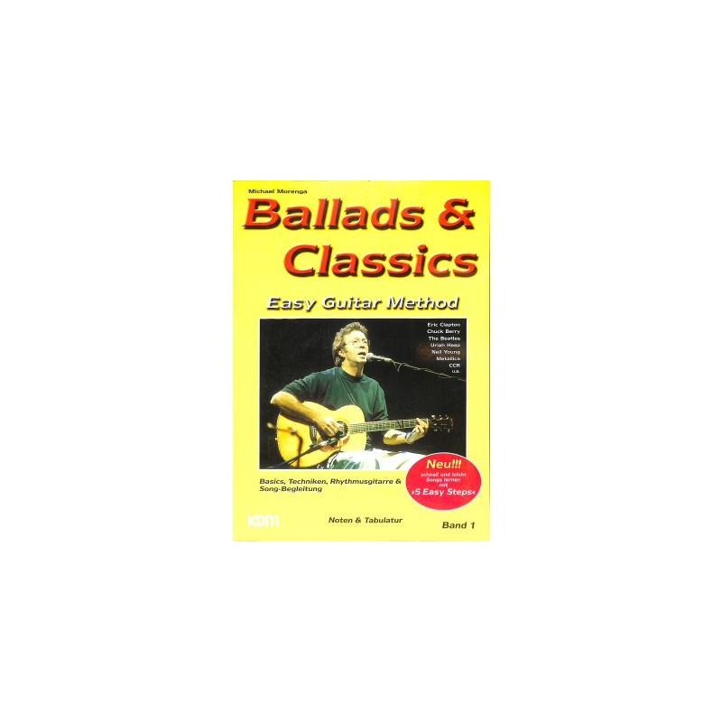 Michael Morenga Ballads & Classics 1 Easy Guitar Method - günstig ...