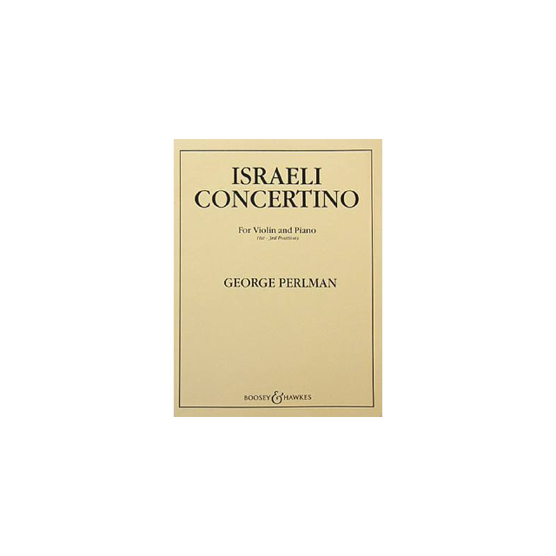 George Perlman Israeli Concertino Violine Klavier - günstig kaufen im ...